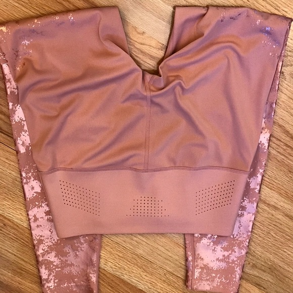 Puma | Pants & Jumpsuits | Puma Compression Power Tights Peach Gold ...